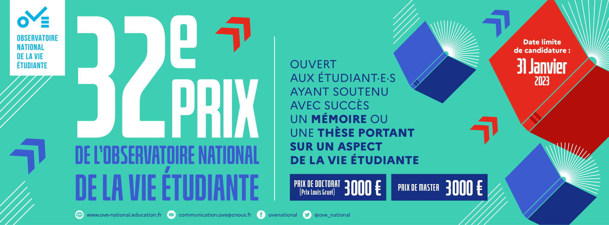 32e prix de l'Observatoire national de la vie étudiante 32e prix de l'Observatoire national de la vie étudiante